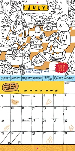 Kid's Awesome Activity Wall Calendar 2023: Includes 300+ Super Fun Stickers!