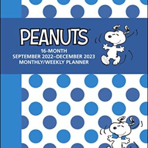 Peanuts 16-Month 2022-2023 Monthly/Weekly Planner Calendar: September 2022-December 2023