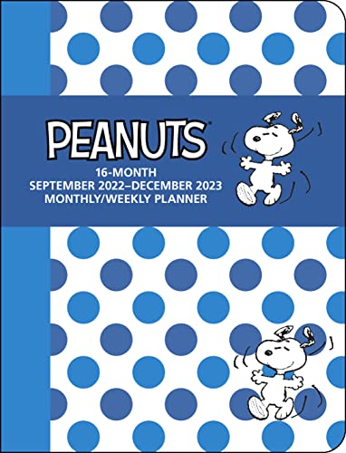 Peanuts 16-Month 2022-2023 Monthly/Weekly Planner Calendar: September 2022-December 2023