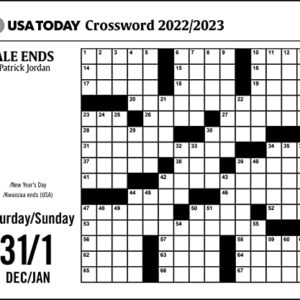 USA Today Crossword Puzzles 2023 Day-to-Day Calendar