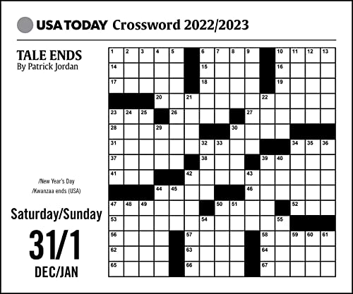 USA Today Crossword Puzzles 2023 Day-to-Day Calendar