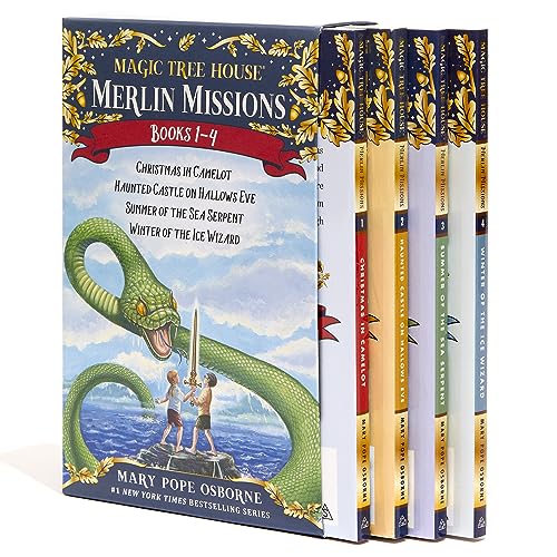 Magic Tree House Merlin Missions Books 1-4 Boxed Set