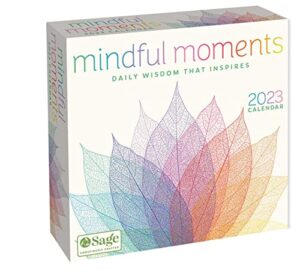 mindful moments 2023 day-to-day calendar: daily wisdom that inspires