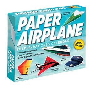 paper airplane 2023 fold-a-day calendar