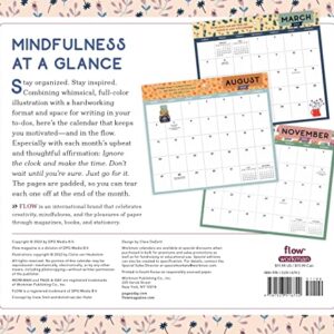 Go with the Flow: A Magnetic Monthly Wall Calendar 2023: Perfect for a Fridge, Wall, or Desk