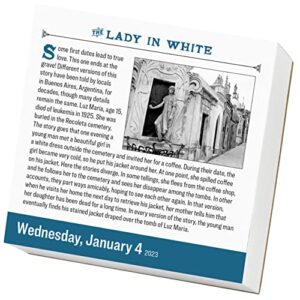 A Year of Ghost Stories Page-A-Day Calendar 2023: Tales of Haunted Houses, Paranormal Investigators, and the Restless Dead