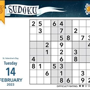 The Puzzle Society Sudoku 2023 Day-to-Day Calendar: Puzzle Your Way Through Each Day