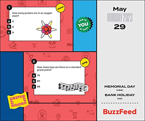 BuzzFeed 2023 Day-to-Day Calendar: Quizzes & Trivia