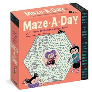 maze-a-day page-a-day calendar 2023: follow the path to a sharper brain!