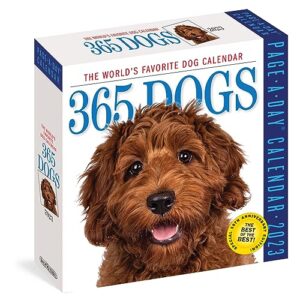 365 dogs page-a-day calendar 2023: the world's favorite dog calendar