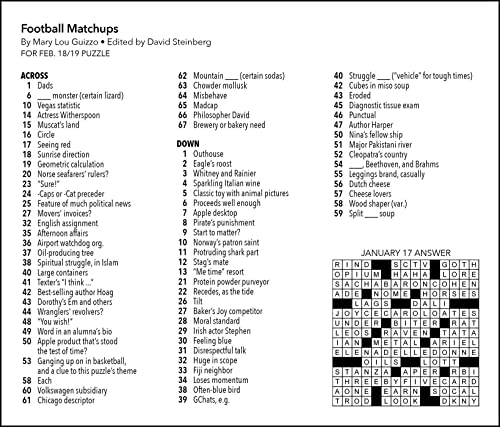 The Puzzle Society Crossword 2023 Day-to-Day Calendar: Puzzle Your Way Through Each Day