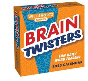 will shortz games: brain twisters 2023 day-to-day calendar: fun daily word teasers