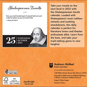 Shakespearean Insults 2023 Day-to-Day Calendar