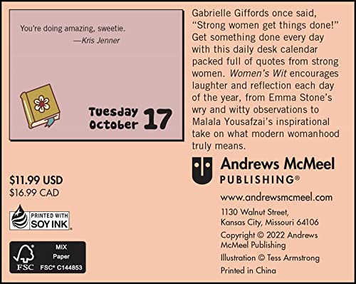 Women's Wit 2023 Mini Day-to-Day Calendar