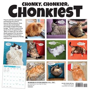 Chonkers Wall Calendar 2023: Irresistible Photos of Snozzy, Chonky Floofers Paired with Relaxation-Themed Quotes