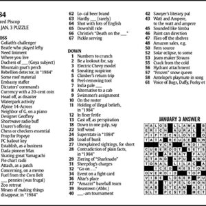 USA Today Crossword Puzzles 2023 Day-to-Day Calendar