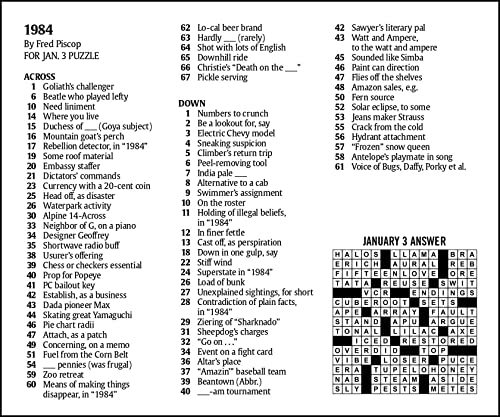 USA Today Crossword Puzzles 2023 Day-to-Day Calendar