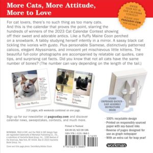 365 Cats Page-A-Day Calendar 2024: The World's Favorite Cat Calendar