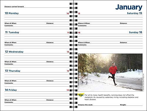 The Complete Runner's Day-by-Day Log 2022 Planner Calendar