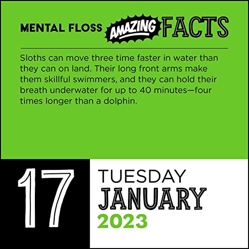 Amazing Facts from Mental Floss 2023 Day-to-Day Calendar: Fascinating Trivia From Mental Floss's Amazing Fact Generator