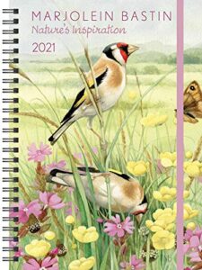 marjolein bastin nature's inspiration 2021 monthly/weekly planner calendar