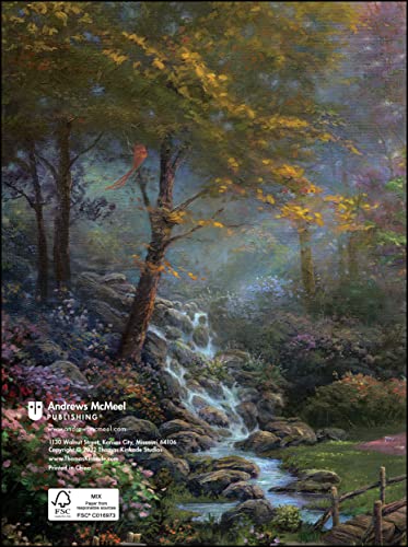 Thomas Kinkade Studios 12-Month 2023 Monthly/Weekly Engagement Calendar with Scr