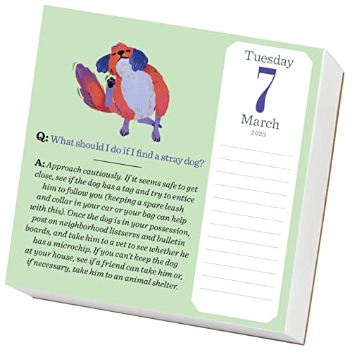 Dog Trivia Page-A-Day Calendar 2023: Dog Quotes, Dog Jokes, True or False, Owner's Tips, Famous Dogs, Know Your Breeds, and More!