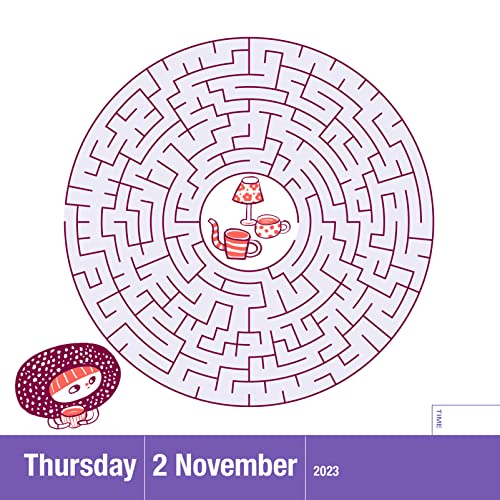 Maze-A-Day Page-A-Day Calendar 2023: Follow the Path to a Sharper Brain!