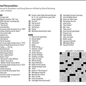 The Puzzle Society Crossword 2023 Day-to-Day Calendar: Puzzle Your Way Through Each Day