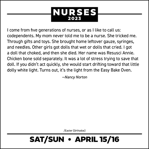 Nurses 2023 Day-to-Day Calendar: Jokes, Quotes, and Anecdotes