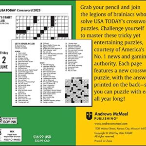 USA Today Crossword Puzzles 2023 Day-to-Day Calendar