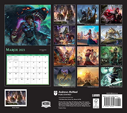 Magic: The Gathering 2023 Deluxe Wall Calendar