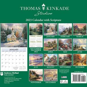 Thomas Kinkade Studios 2023 Deluxe Wall Calendar with Scripture