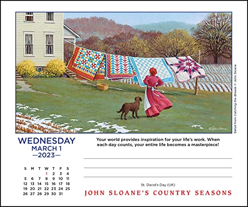 John Sloane's Country Seasons 2023 Day-to-Day Calendar