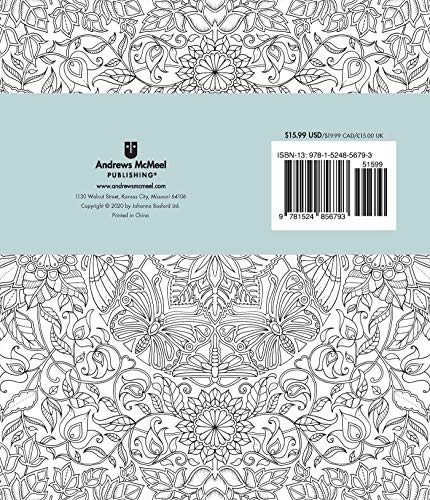 Johanna Basford 2021 Weekly Coloring Planner Calendar