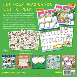 Kid's Awesome Activity Wall Calendar 2023: Includes 300+ Super Fun Stickers!