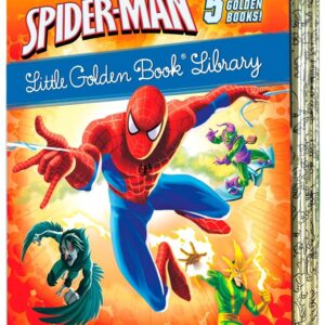 Spider-Man Little Golden Book Library (Marvel): Spider-Man!; Trapped by the Green Goblin; The Big Freeze!; High Voltage!; Night of the Vulture!