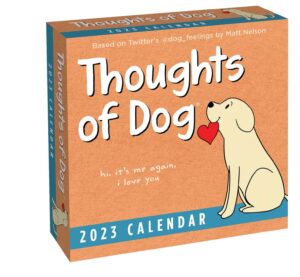 thoughts of dog 2023 day-to-day calendar