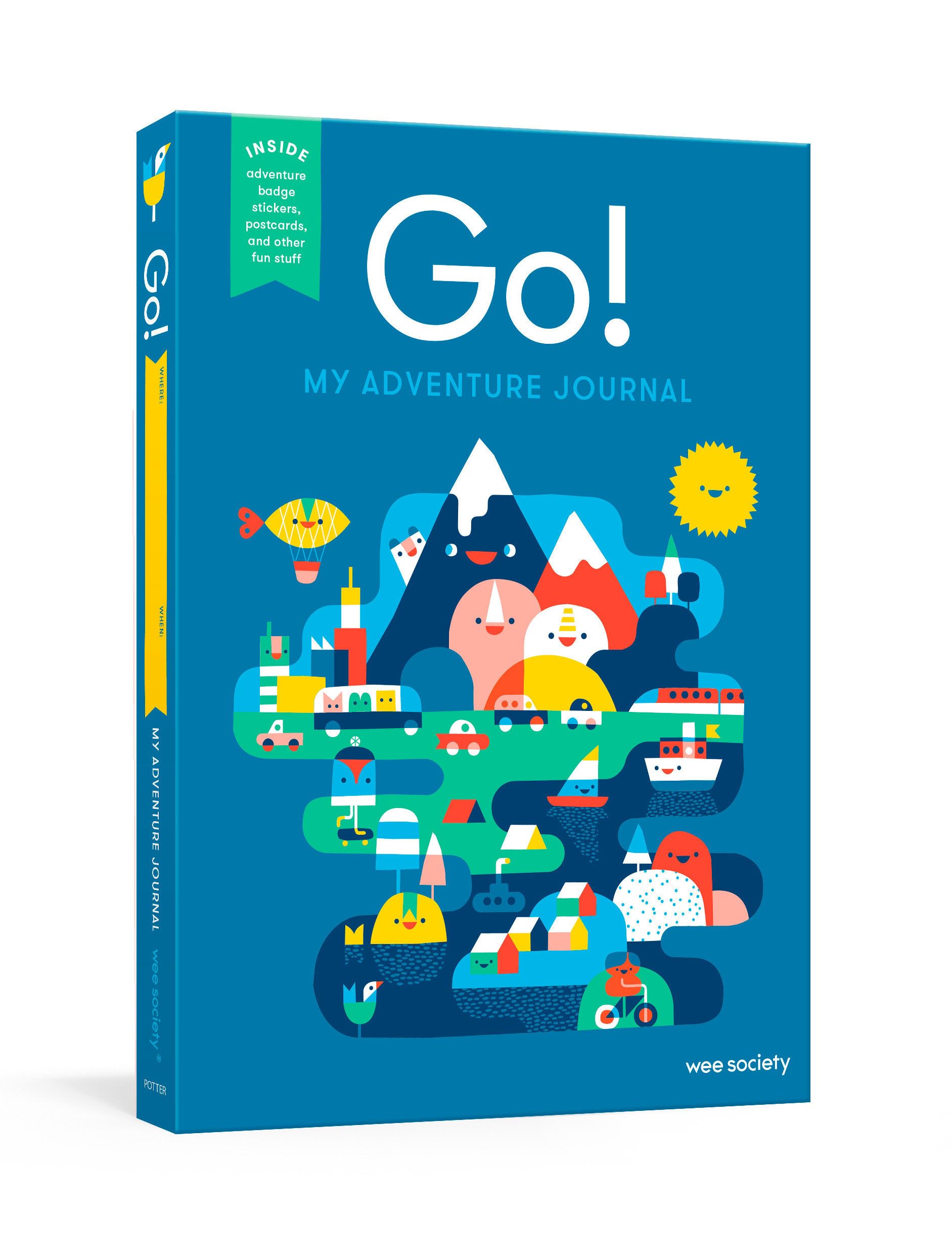 Go! (Blue): A Kids' Interactive Travel Diary and Journal (Wee Society)