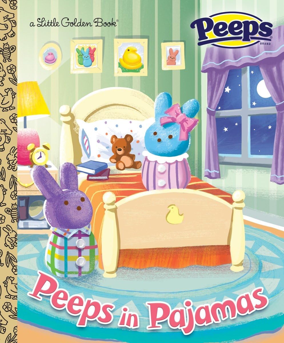 Peeps in Pajamas (Peeps) (Little Golden Book)