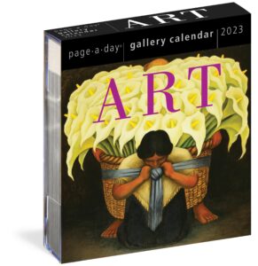 art page-a-day gallery calendar 2023: the next best thing to exploring your favorite museum