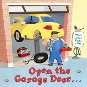 open the garage door (lift-the-flap)