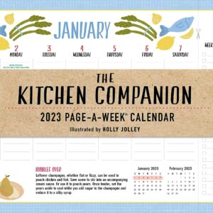 The Kitchen Companion Page-A-Week Calendar 2023: Magnetic - Perfect for the Fridge, Wall, or Desk