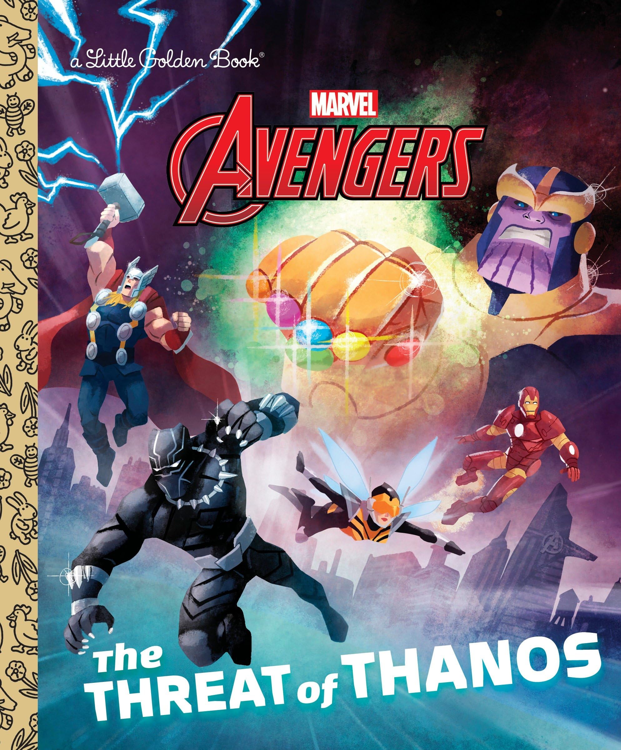 The Threat of Thanos (Marvel Avengers) (Little Golden Book)