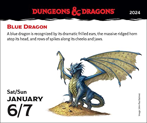 Dungeons & Dragons 2024 Day-to-Day Calendar: Creatures, Beasts, and Monsters