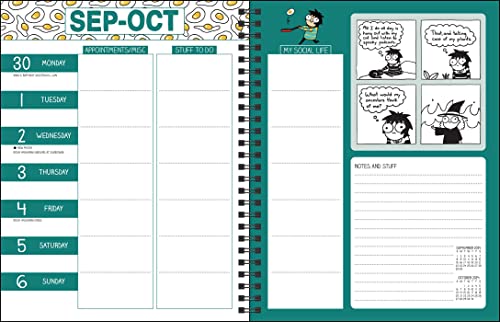 Sarah's Scribbles 16-Month 2023-2024 Weekly/Monthly Planner Calendar: Get It Together!