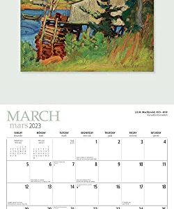 The Group of Seven AGO | 2023 12 x 24 Inch Monthly Square Wall Calendar | English/French Bilingual | Wyman Publishing | Painting Art Gallery Images