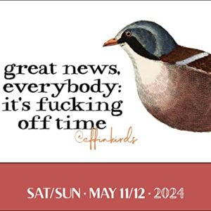 Effin' Birds 2024 Day-to-Day Calendar