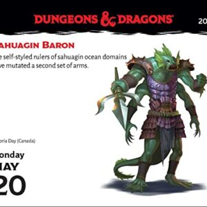 Dungeons & Dragons 2024 Day-to-Day Calendar: Creatures, Beasts, and Monsters