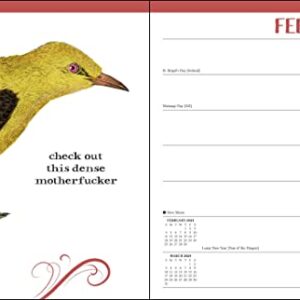 Effin' Birds 12-Month 2024 Monthly/Weekly Planner Calendar